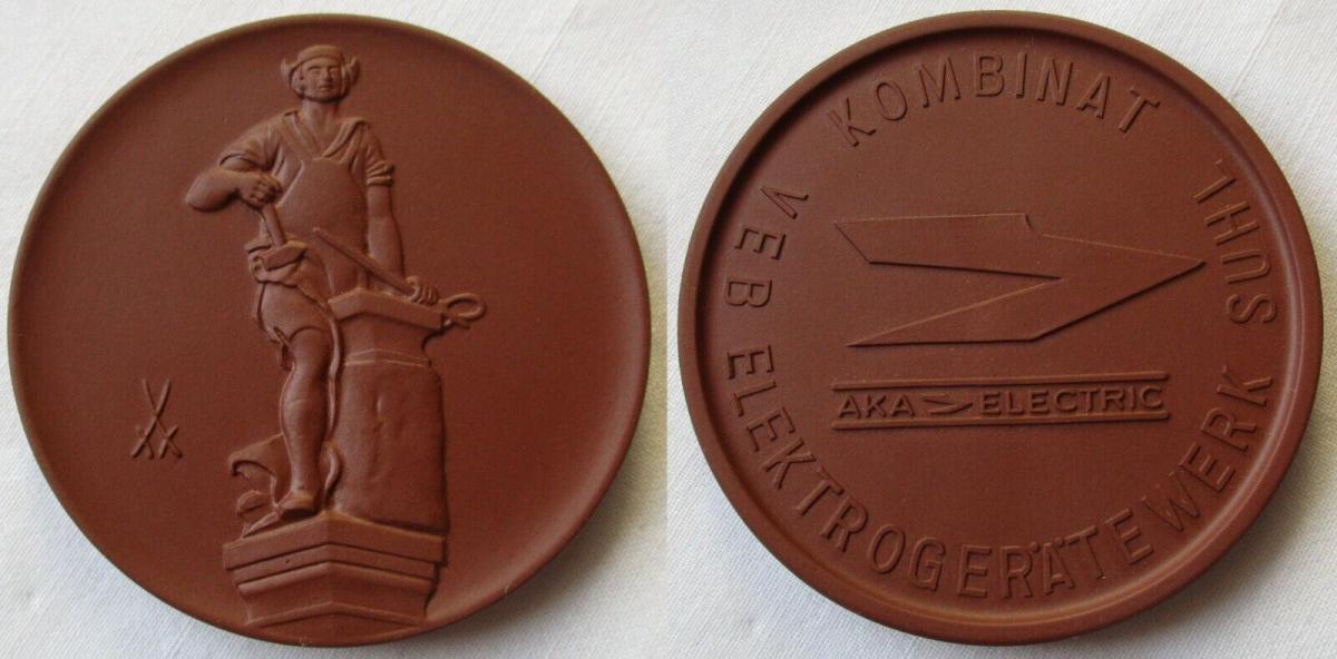 DDR Porzellan Medaille VEB.. | Sammeln & Seltenes günstig