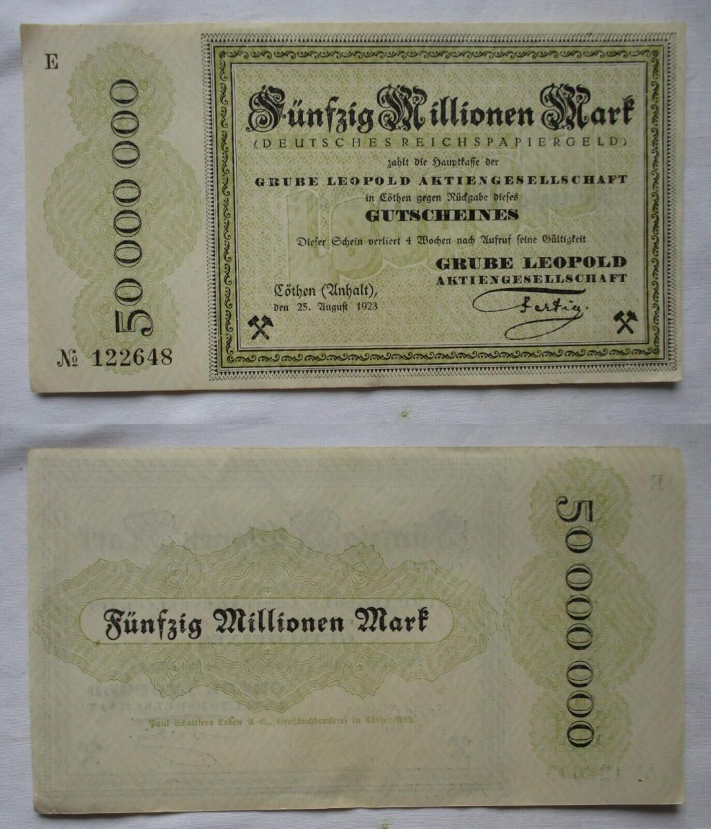 50 Millionen Mark Banknote Grube.. | Sammeln & Seltenes günstig