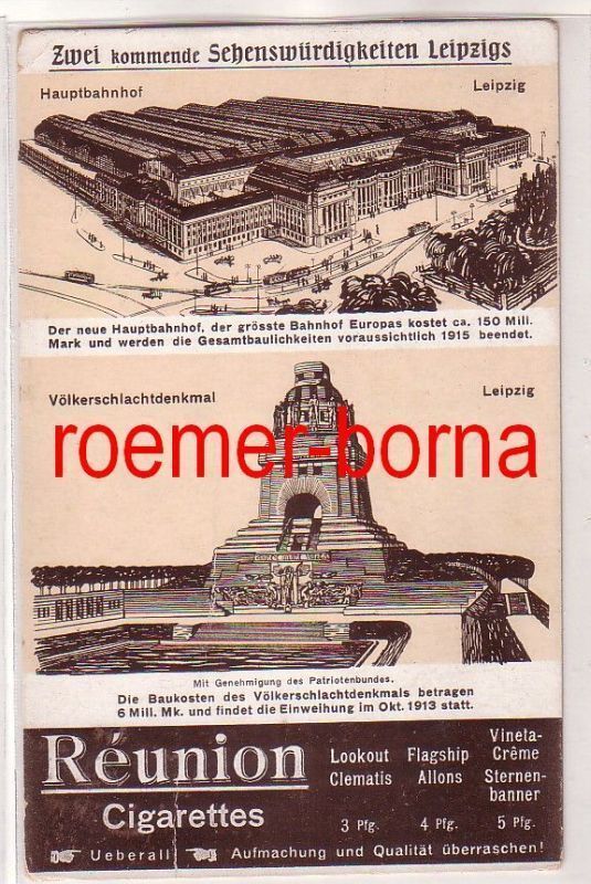 78779 Ak Werbung Leipzig Réunion.. | Ansichtskarten günstig