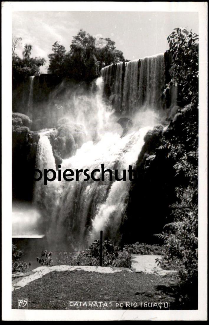 ALTE POSTKARTE CATARATAS DO RIO IGUACU Argentinien Brasilien Arge
