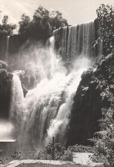 ALTE POSTKARTE CATARATAS DO RIO IGUACU Argentinien Brasilien Arge