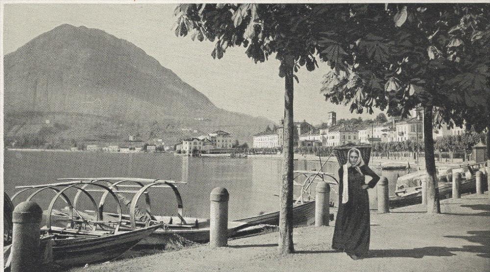 ALTE POSTKARTE LUGANO QUAI E MONTE.. | Ansichtskarten günstig