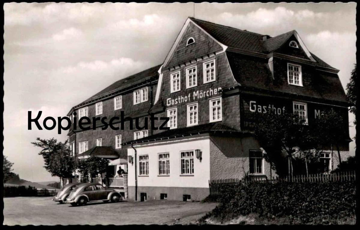 Ältere Postkarte Hotel Pension MÖrchen Altastenberg Hochsauerland Vw