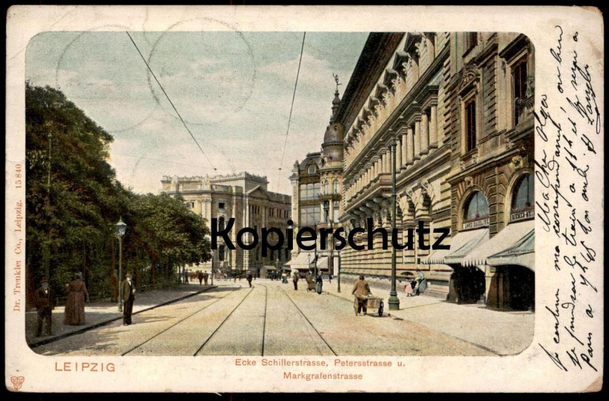 ALTE POSTKARTE LEIPZIG ECKE.. | Ansichtskarten günstig
