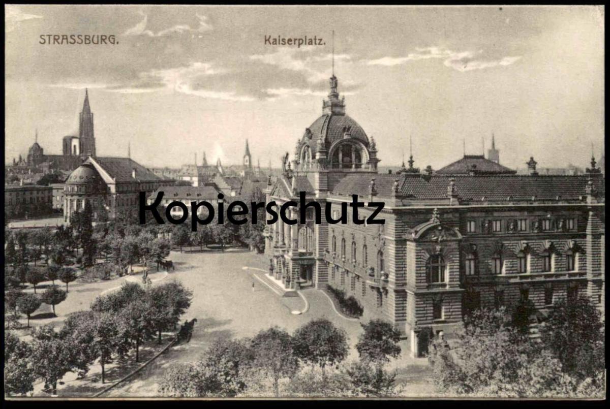ALTE POSTKARTE STRASSBURG KAISERPLATZ STRASBOURG... | oldhting.de ALTE POSTKARTE STRASSBURG KAISERPLATZ STRASBOURG... | oldhting.de
