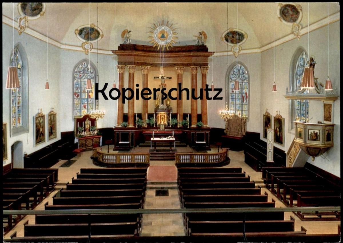 POSTKARTE GLANDORF ST. JOHANNIS PFARRKIRCHE Kirche church église ...