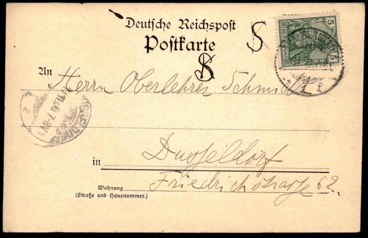 ALTE POSTKARTE GRUSS AUS HALBERSTADT 1900 FISCHMARKT UND MARTINIKIRCHE ...