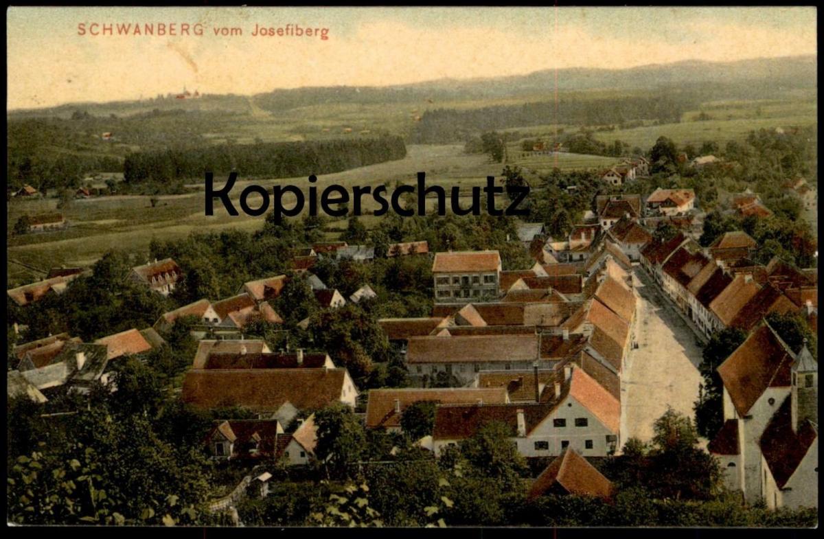 ALTE POSTKARTE SCHWANBERG VOM JOSEFIBERG 1908 Bad Schwanberg Steiermark ...