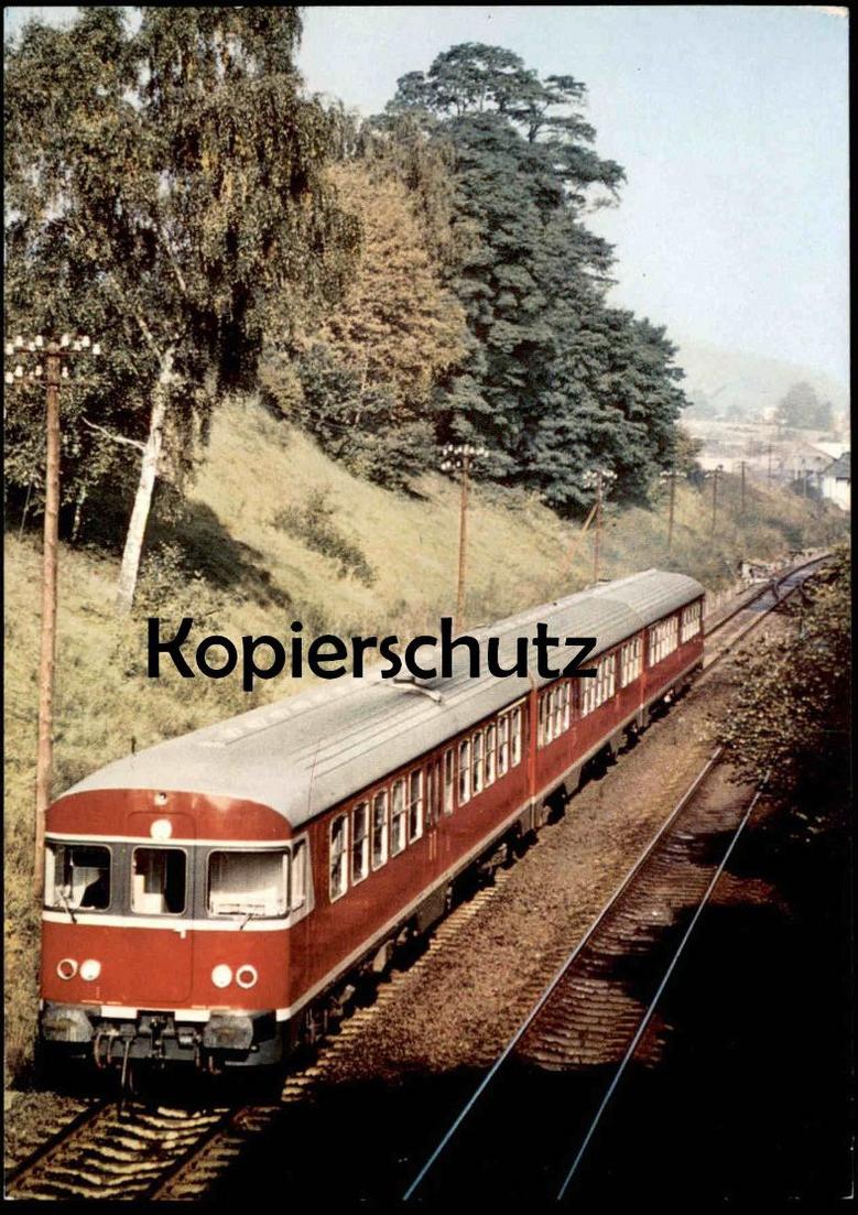 ÄLTERE POSTKARTE VT 24 TRIEBWAGEN NAHVERKEHR DEUTSCHE BUNDESBAHN Lok Zug Train Railway Eisenbahn ...