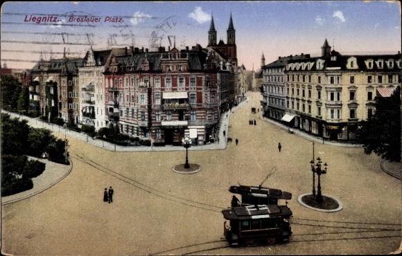 Liegnitz Breslauer Platz * Nr. wu86994 - oldthing: Ansichtskarten ...