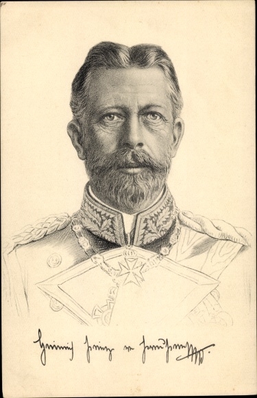 Künstler Ak Großadmiral Prinz Albert Wilhelm Heinrich von Preußen ...