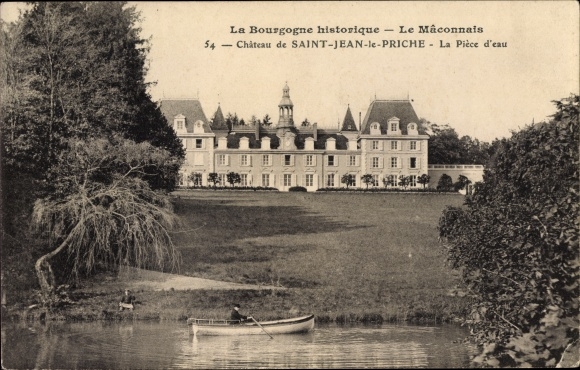 Ak Saint Jean le Priche Saône et Loire, Le Chateau Nr. 2886335 ...