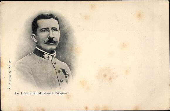 Ak Affaire Dreyfus, Colonel Picquart Nr. 3107853 - oldthing ...
