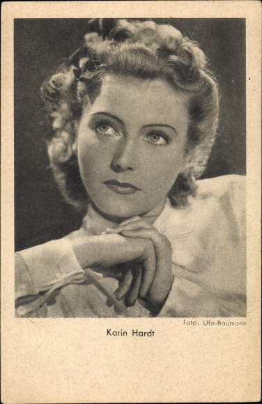 Ak Schauspielerin Karin Hardt, Portrait, Ufa Film Nr. 3033614 ...
