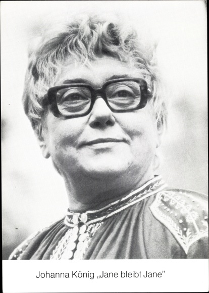 Ak Schauspielerin Johanna König, Portrait, Jane bleibt Jane Nr. 3055557 ...