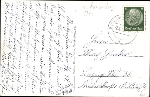 Ak Reitzenhain Marienberg im Erzgebirge, Gesamtansicht, Schule, Rathaus ...