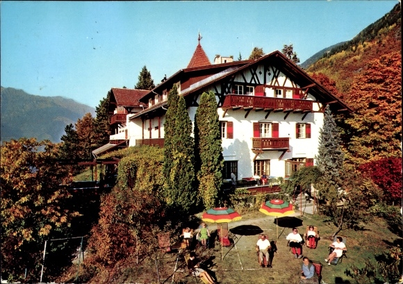 Ak Meran Merano Südtirol, Schloss Hotel Fragsburg,Castel Verruca Nr ...