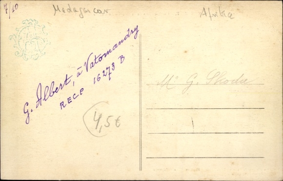 Ak Antananarivo Tananarive Madagaskar, Les Escaliers de la Rue Colbert ...