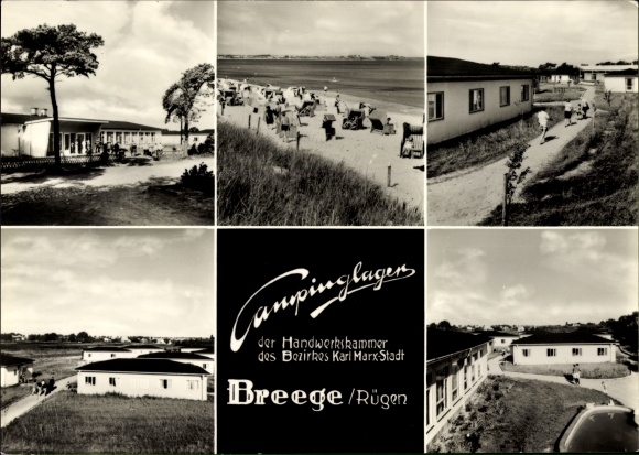 Ak Breege auf Rügen, Campinglager.. | Ansichtskarten günstig
