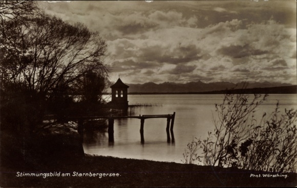 Ak Starnberg in Oberbayern, Stimmungsbild am Starnberger See Nr. 3626431 - oldthing ...