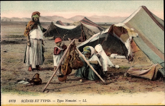 Ak Scenes et Types, Types Nomades | Ansichtskarten günstig