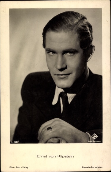 Ak Schauspieler Ernst von Klipstein, Portrait, UFA Film A 3518/1 Nr ...