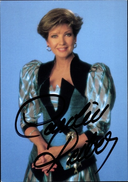 Ak Moderatorin Carolin Reiber, Portrait, Autogramm, Hitparade der ...