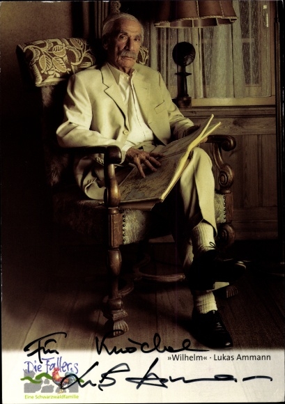 Ak Schauspieler Lukas Ammann als Wilhelm, Portrait, Autogramm, Die ...