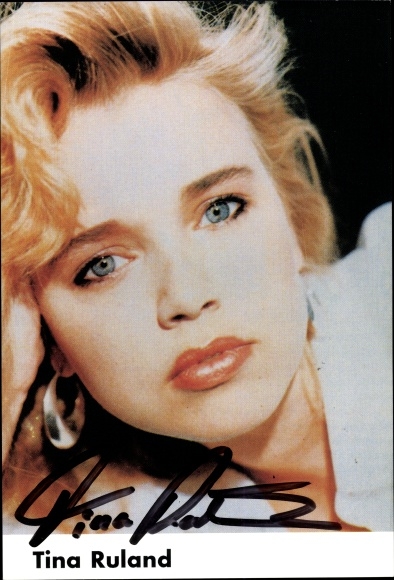 Ak Schauspielerin Tina Ruland, Manta Manta, Portrait, Autogramm Nr ...