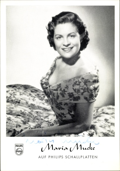 Ak Sängerin Maria Mucke, Portrait.. | Ansichtskarten günstig