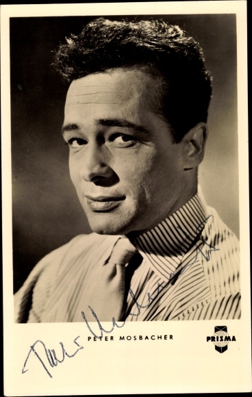 Ak Schauspieler Peter Mosbacher, Portrait, Autogramm Nr. 3754907 ...