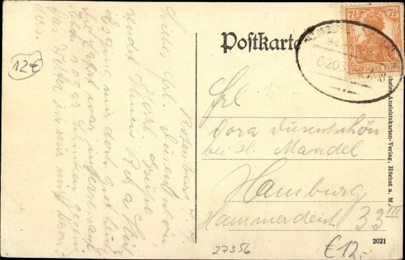 Ak Rotenburg an der Wümme, Bahnhofshotel, Bes. Ed. Mensing ...