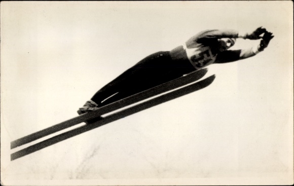 Foto Klingenthal Vogtland Dt. Nord. Meisterschaft, Skispringer Günter ...