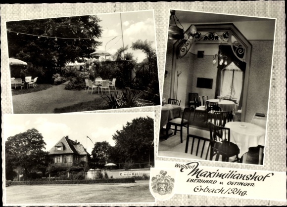 Ak Erbach im Rheingau Eltville am Rhein Hessen, Weingut und ...