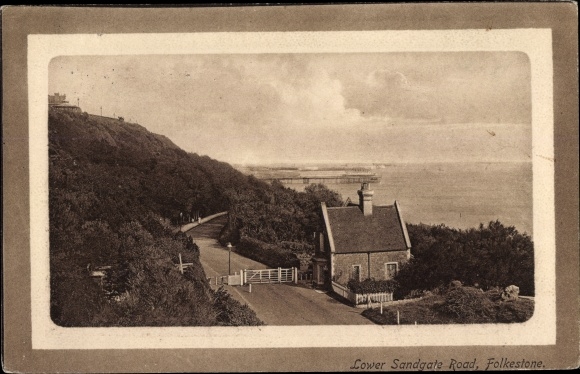 Ak Folkestone Kent England, Lower Sandgate Road Nr. 3781205 - oldthing ...