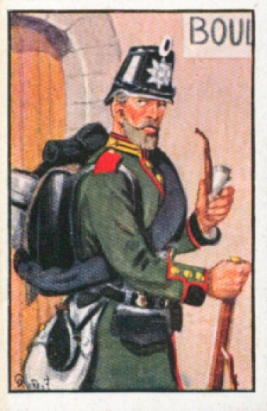 Sammelbild Deutsche Uniformen, 1864 - 1914, Serie 2 Bild 12, Preuß ...