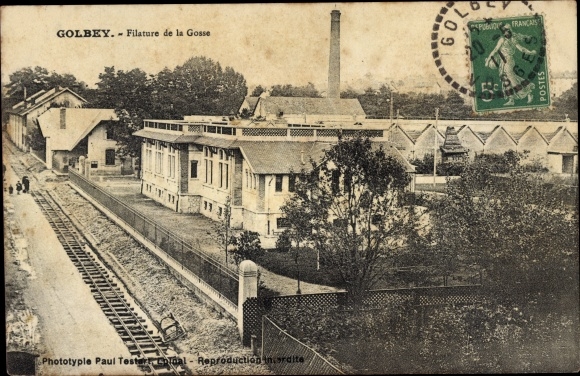 Ak Golbey Lothringen Vosges, Filature de la Gosse Nr. 10728543 ...
