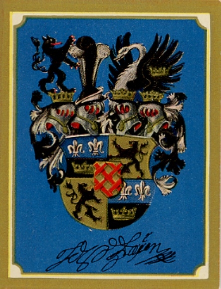 Sammelbild Ruhmreiche Deutsche Wappen Nr 72, Leopold Joseph Graf von ...