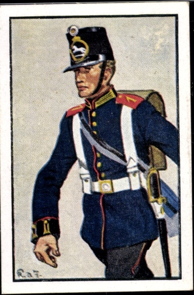 Sammelbild Deutsche Uniformen 1864-1914 Serie 29 Nr. 173, Hannover ...