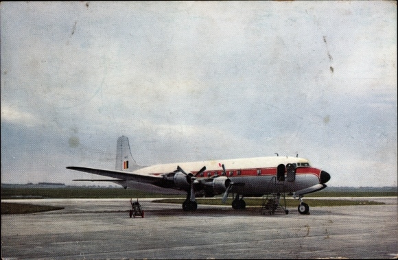Ak Force Aérienne Belge, Douglas DC 6, Quadrimoteur, Belgische Luchtmacht Nr. 3803256 - oldthing ...