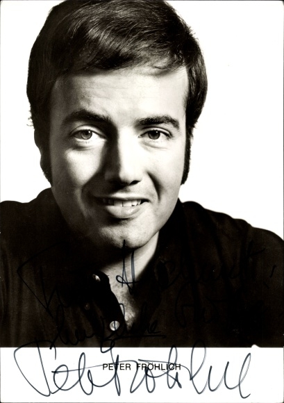 Ak Schauspieler Peter Fröhlich, Portrait, Autogramm Nr. 3814241 ...
