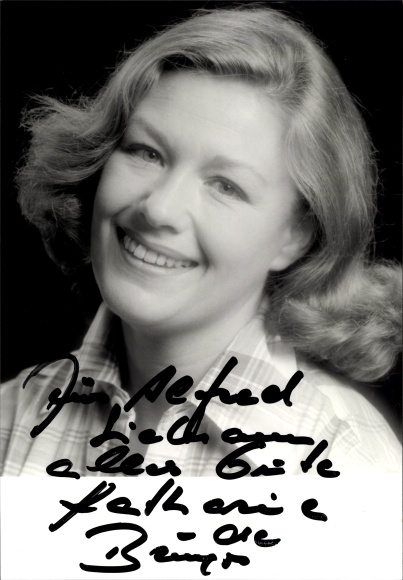 Ak Schauspielerin Katharina de Bruyn, Portrait, Autogramm Nr. 3814272 ...