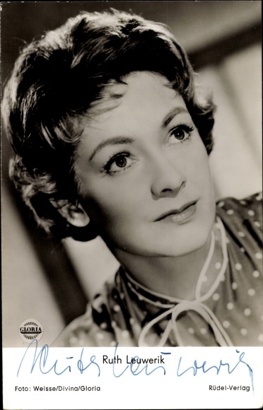 Ak Schauspielerin Ruth Leuwerik.. | Ansichtskarten günstig