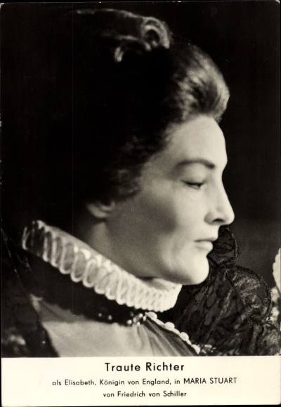 Ak Opernsängerin Traute Richter in Maria Stuart Nr. 3875800 - oldthing ...