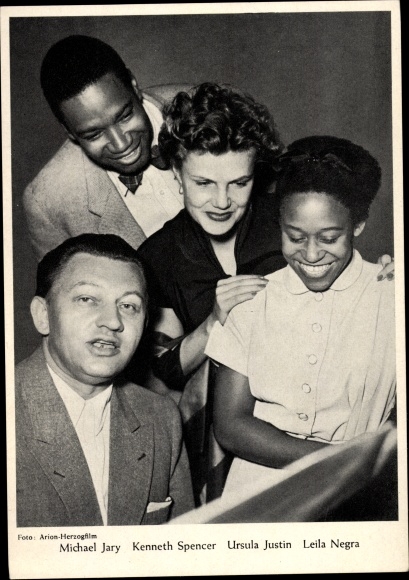 Foto Schauspieler, Sänger, Komponist Michael Jary, Kenneth Spencer, Ursula Justin, Leila Negra ...