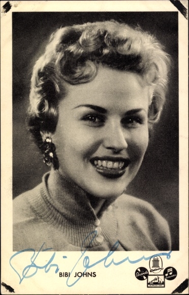 Ak Schauspielerin und Sängerin Bibi Johns, Portrait, Autogramm Nr. 3952662 - oldthing ...