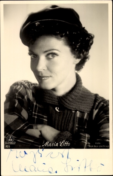 Schauspielerin Maria Litto, Portrait, Autogramm Nr. 10867455 - oldthing ...