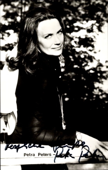 Ak Schauspielerin Petra Peters-Lieven, Portrait, Autogramm Nr. 10890376 ...