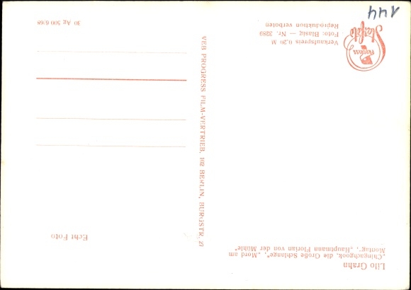 Ak Schauspielerin Lilo Grahn.. | Ansichtskarten günstig