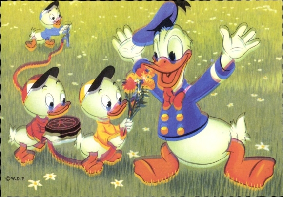 Ak Comic, Walt Disney, Donald Duck.. | Ansichtskarten günstig